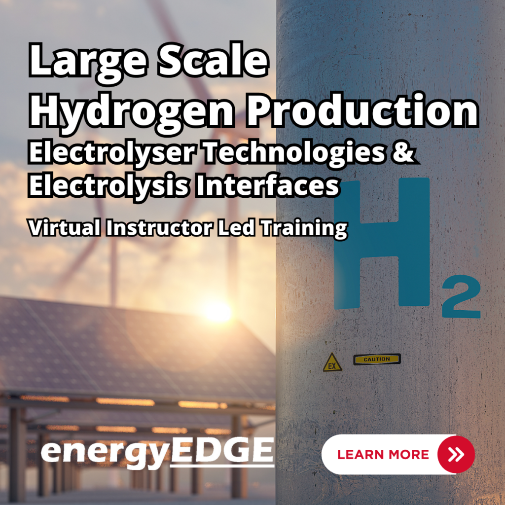 Large Scale Hydrogen Production - Electrolyser Technologies and ...