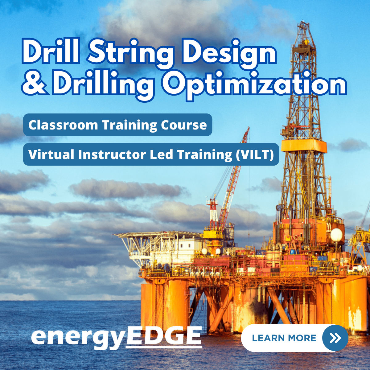 Drill String Design And Drilling Optimization Energyedge Energy Industry Training Courses