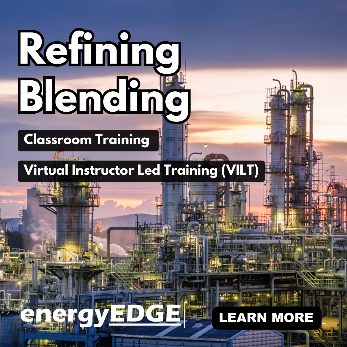 Refining Blending - EnergyEdge | Energy Industry Training Courses