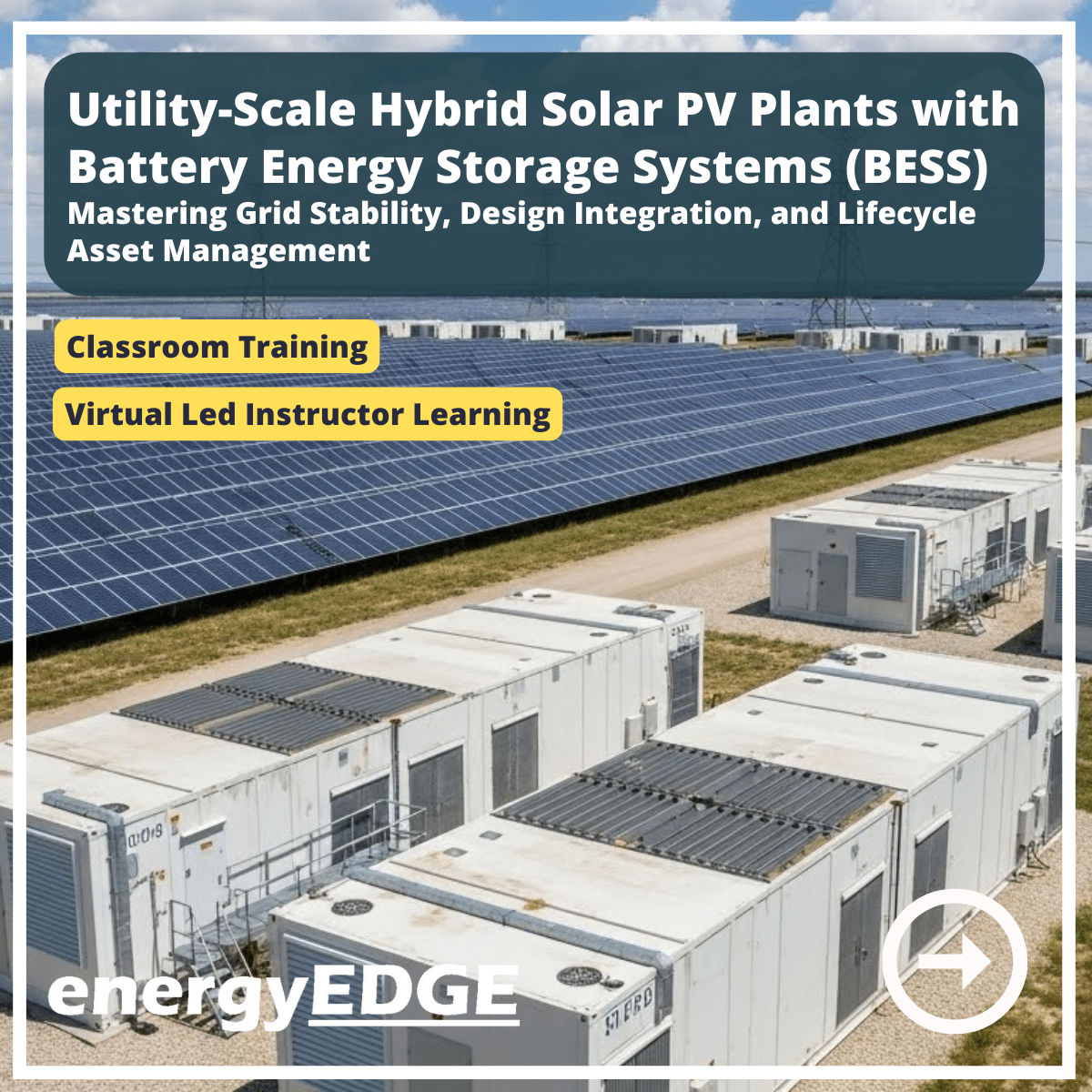 Utility-Scale Hybrid Solar PV Plants with Battery Energy Storage ...